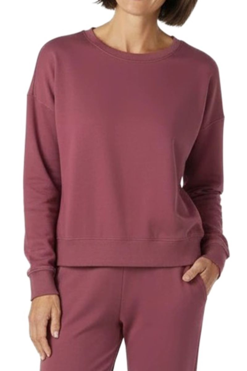 Softest Pima Cotton Laguna Relaxed Long Sleeve Pullover for Women ...